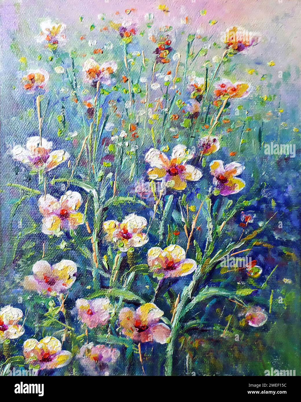 Abstract botanical painting hi-res stock photography and images - Alamy