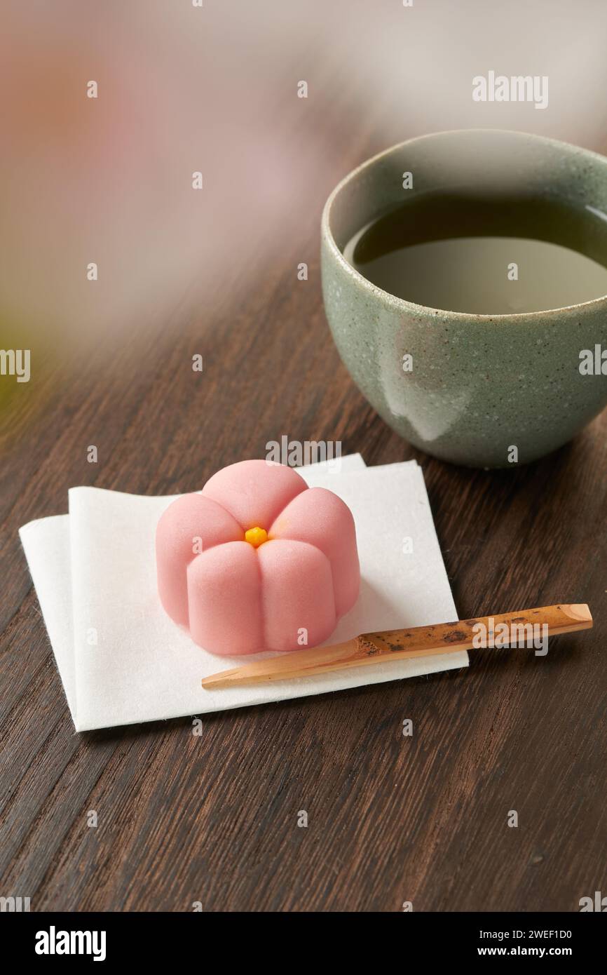 Image of traditional Japanese sweets Stock Photo - Alamy