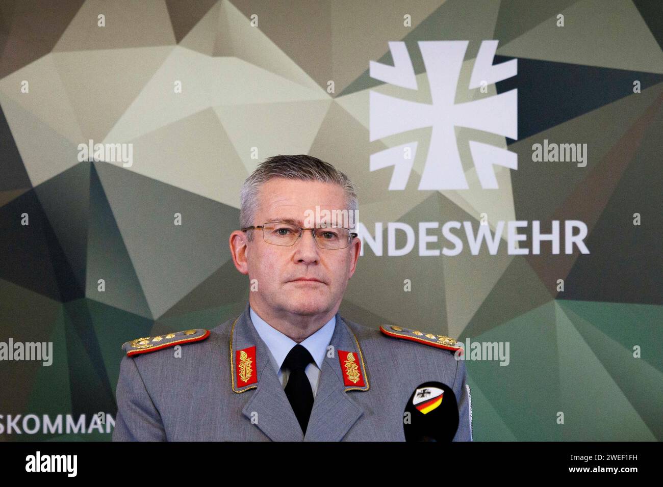 Berlin, Germany. 25th Jan, 2024. Lieutenant General Andre Bodemann ...