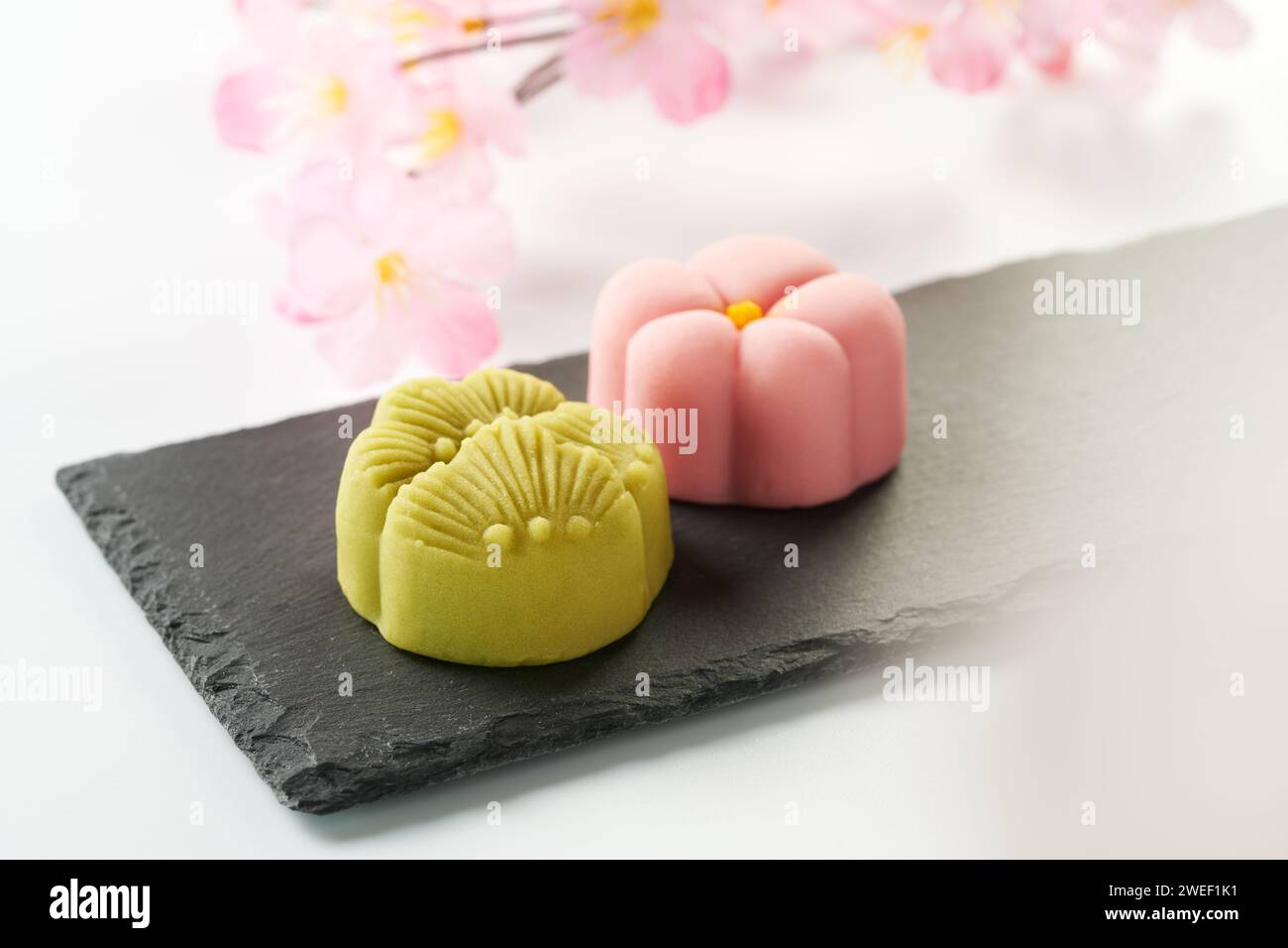 Image of traditional Japanese sweets Stock Photo - Alamy