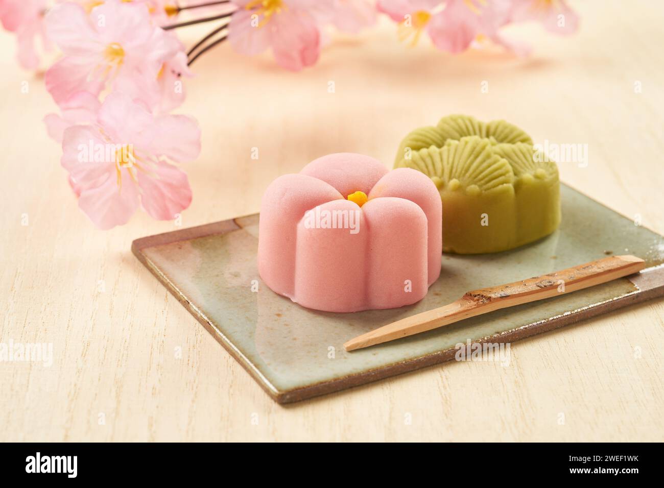 Image of traditional Japanese sweets Stock Photo - Alamy