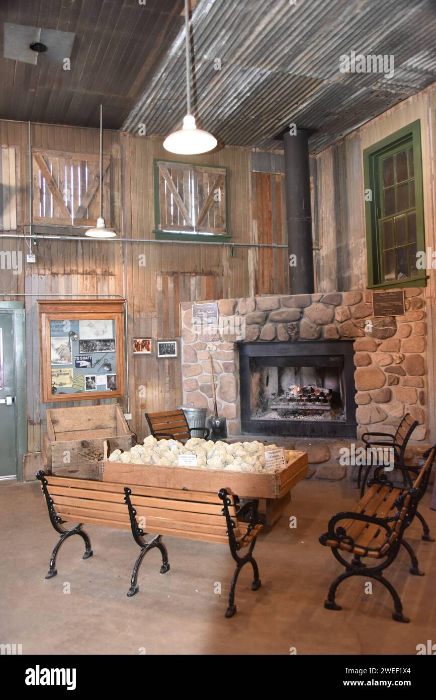 Bisbee, AZ., U.S.A. 12/30/202. Queen #15 offers visitors a glimpse of ...