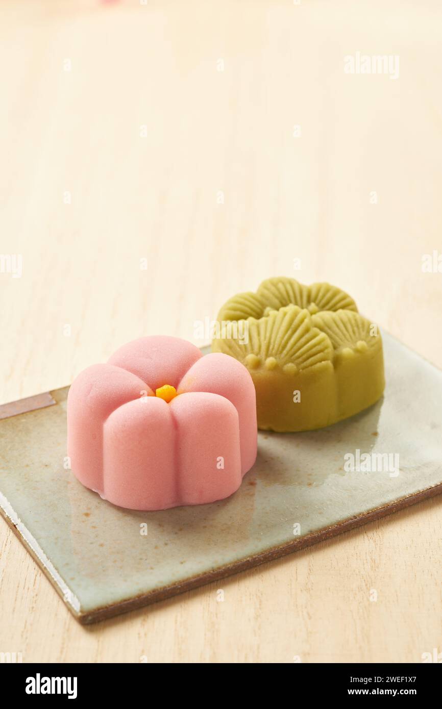Image of traditional Japanese sweets Stock Photo - Alamy