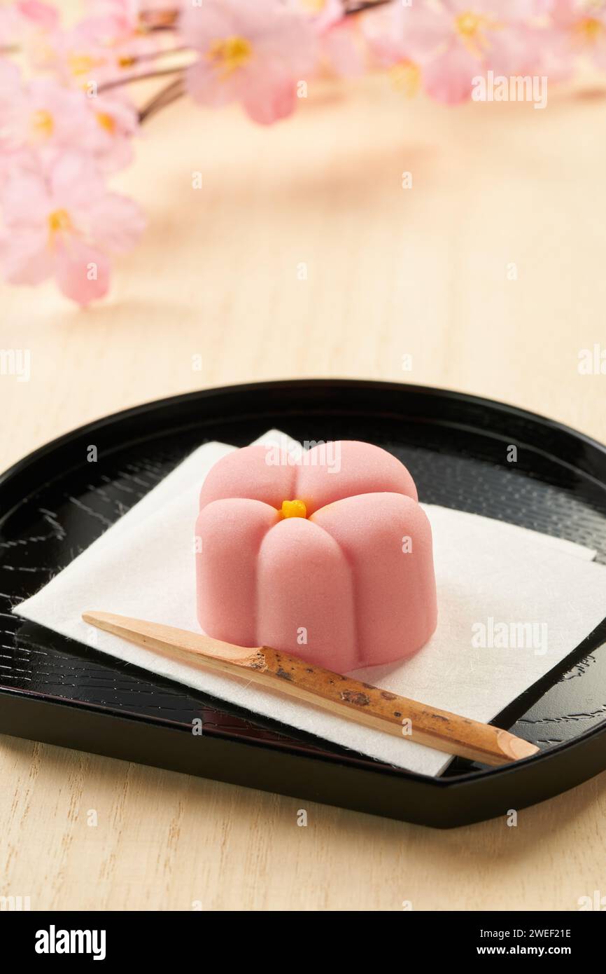 Image of traditional Japanese sweets Stock Photo - Alamy