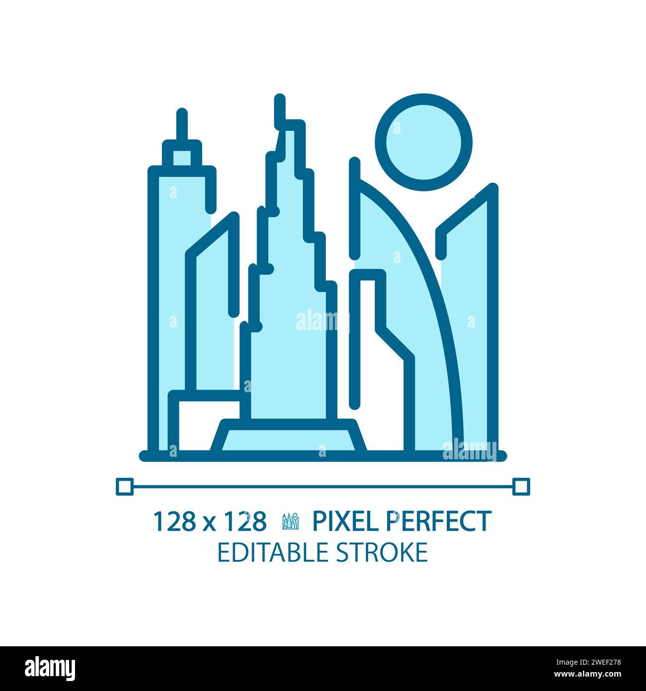 Dubai skyscrapers modern light blue icon Stock Vector Image & Art - Alamy Dubai skyscrapers modern light blue icon Stock Vector Image & Art - Alamy