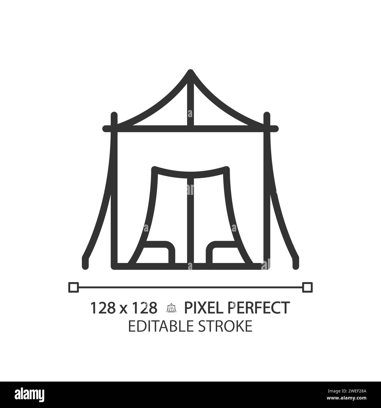Desert bedouin tent linear icon Stock Vector Image & Art - Alamy