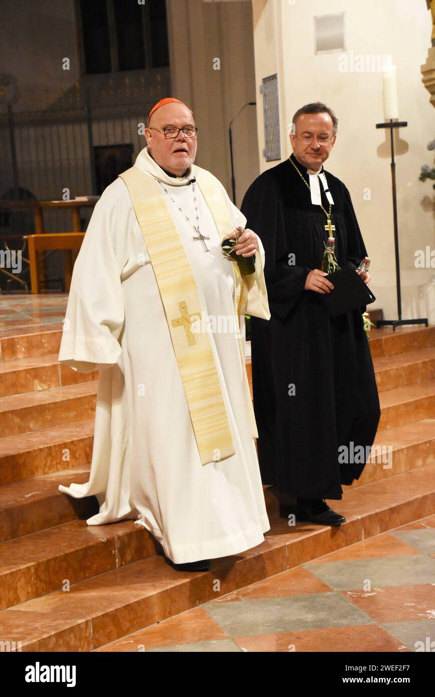 Kardinal Reinhard Marx, Christian Kopp, Landesbischof der Evangelisch ...