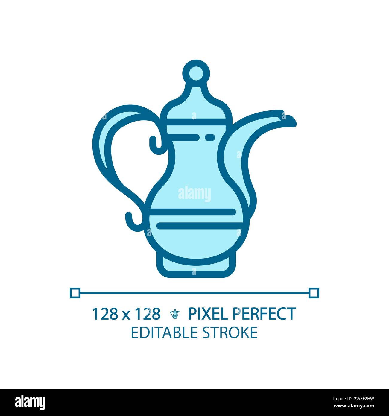Arabic tea pot icon Stock Vector Images - Alamy