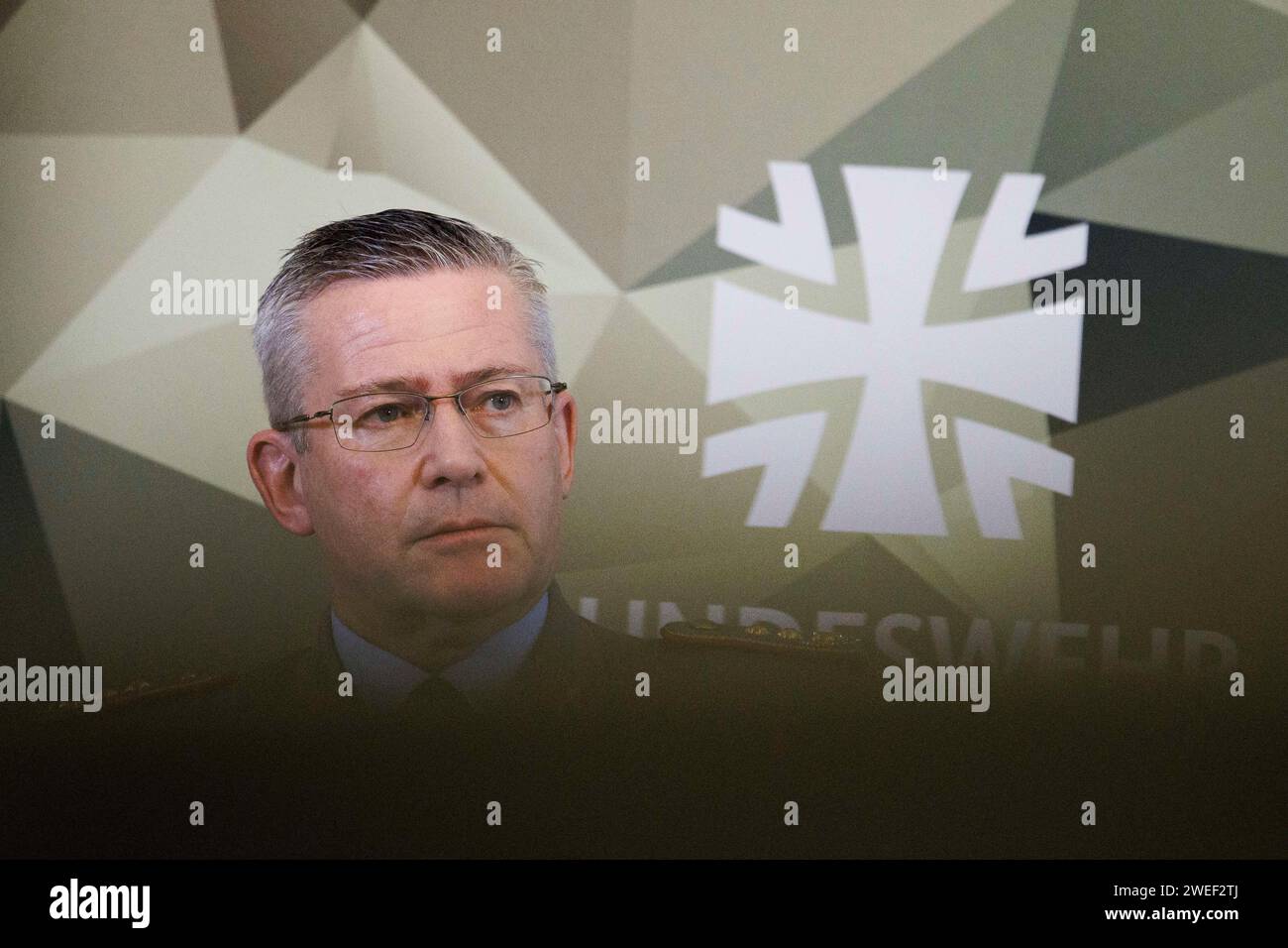 Berlin, Germany. 25th Jan, 2024. Lieutenant General Andre Bodemann ...