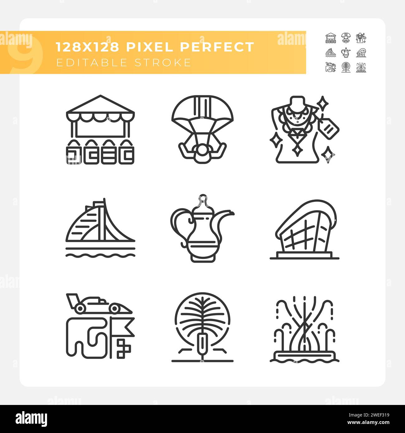 Arabian luxury lifestyle linear icons set Stock Vector Image & Art - Alamy Arabian luxury lifestyle linear icons set Stock Vector Image & Art - Alamy