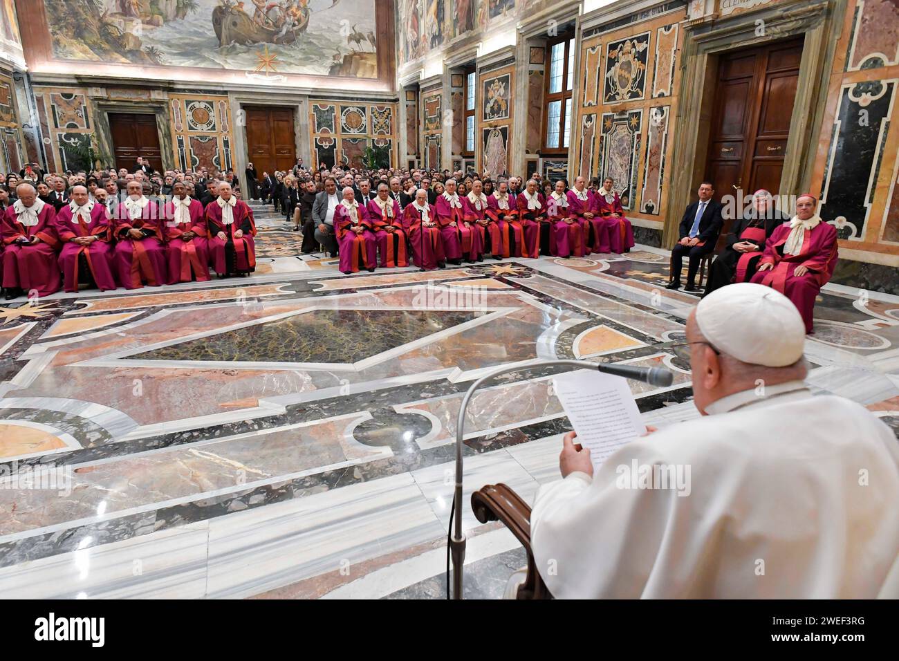 Rome, Italy. 25th Jan, 2024. Italy, Rome, Vatican, Italy, Rome, Vatican ...