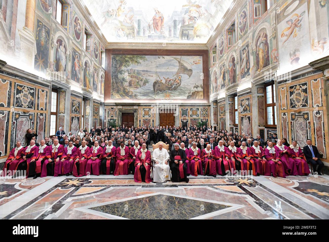 Rome, Italy. 25th Jan, 2024. Italy, Rome, Vatican, Italy, Rome, Vatican ...