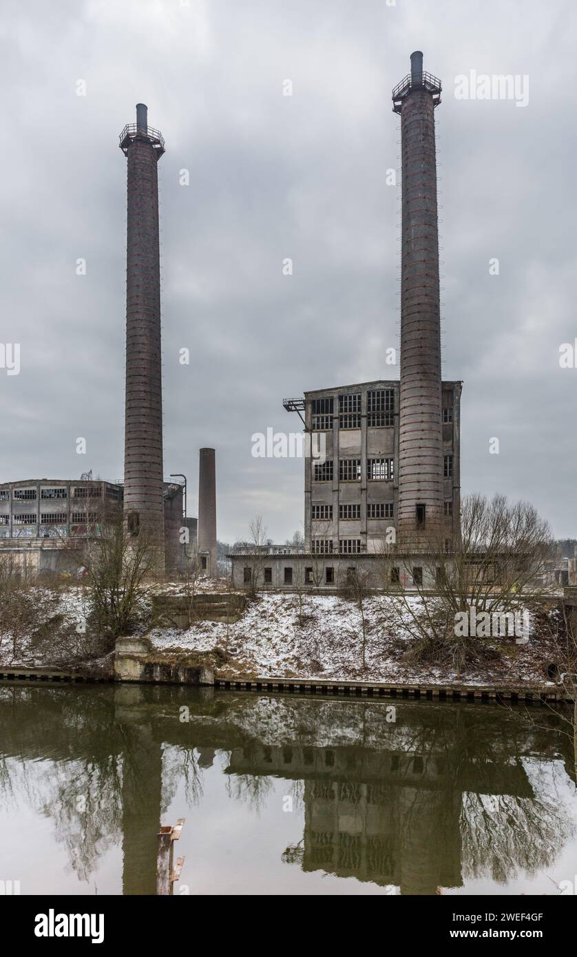 Berlin germany factory chimney hi-res stock photography and images - Alamy