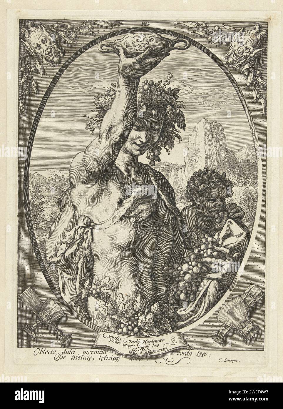 Young god bacchus hi-res stock photography and images - Alamy