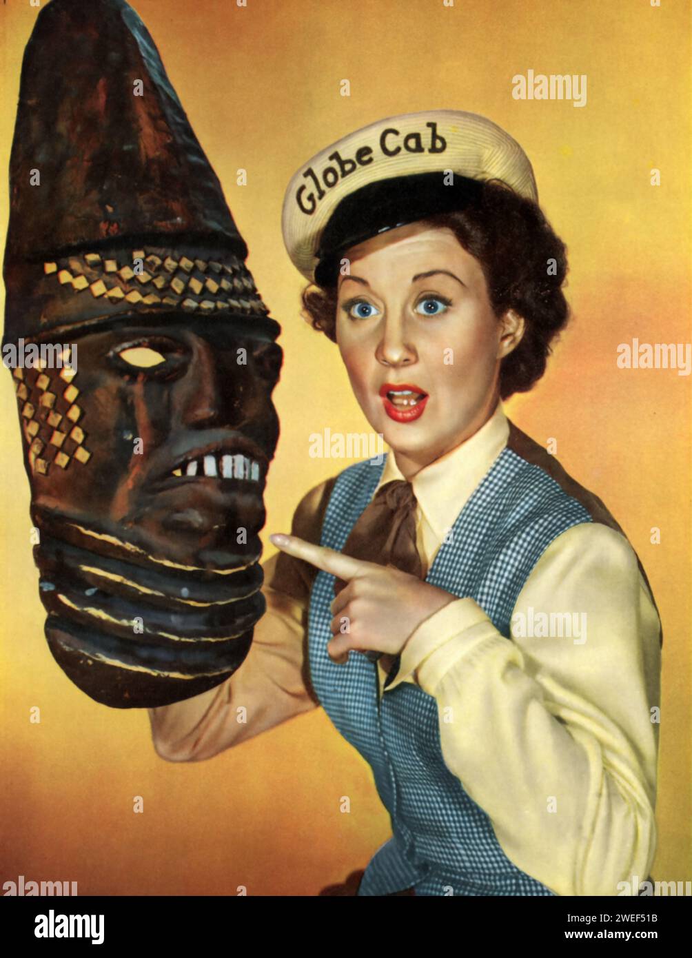 A portrait of Betty Garrett, known for her role in the musical 'On the ...