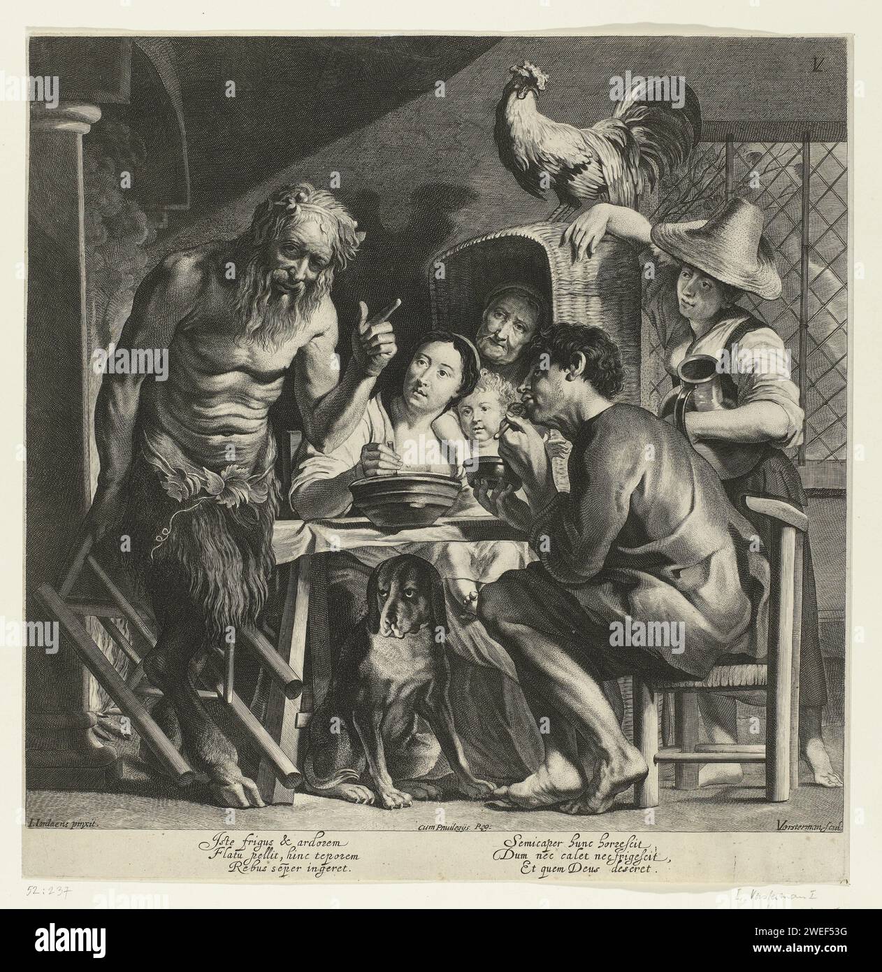 Sater and De Boer, Lucas Vorsterman (I), After Jacques Jordaens, 1619 ...