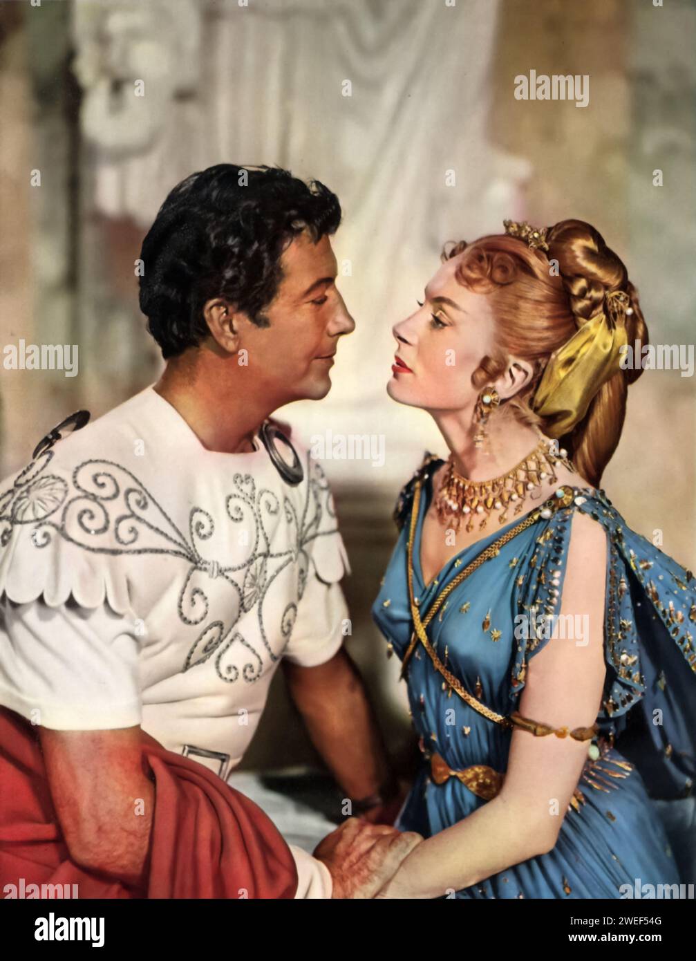 Robert Taylor and Deborah Kerr star in 'Quo Vadis?' (1951), a historical epic set in ancient ...