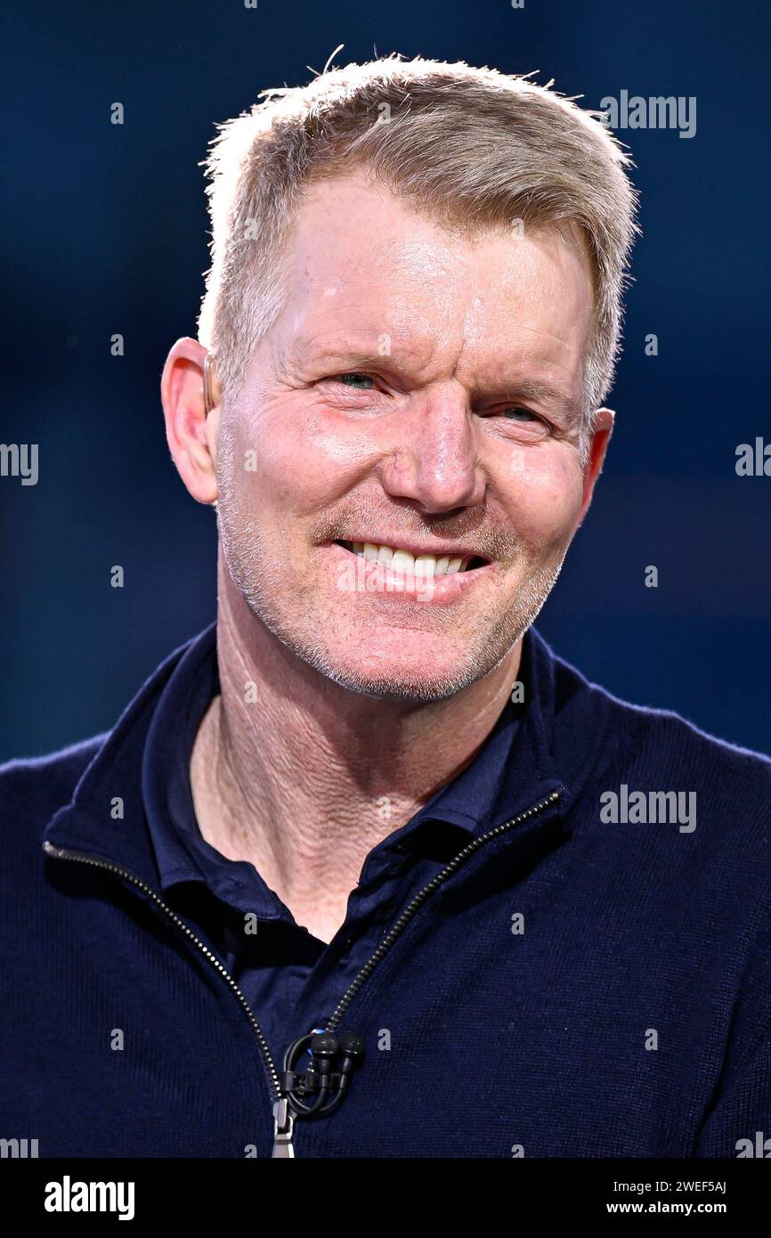 Jim Courier during the Australian Open AO 2024 Grand Slam tennis ...