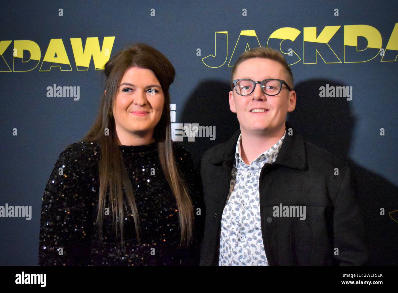 Middlesbrough, UK. 24 Jan 2024. The UK Premiere of ‘Jackdaw’ has taken ...