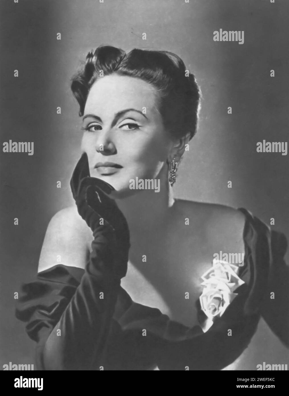 A portrait of actress Nadia Gray, recognized for her role in 'Melody of ...