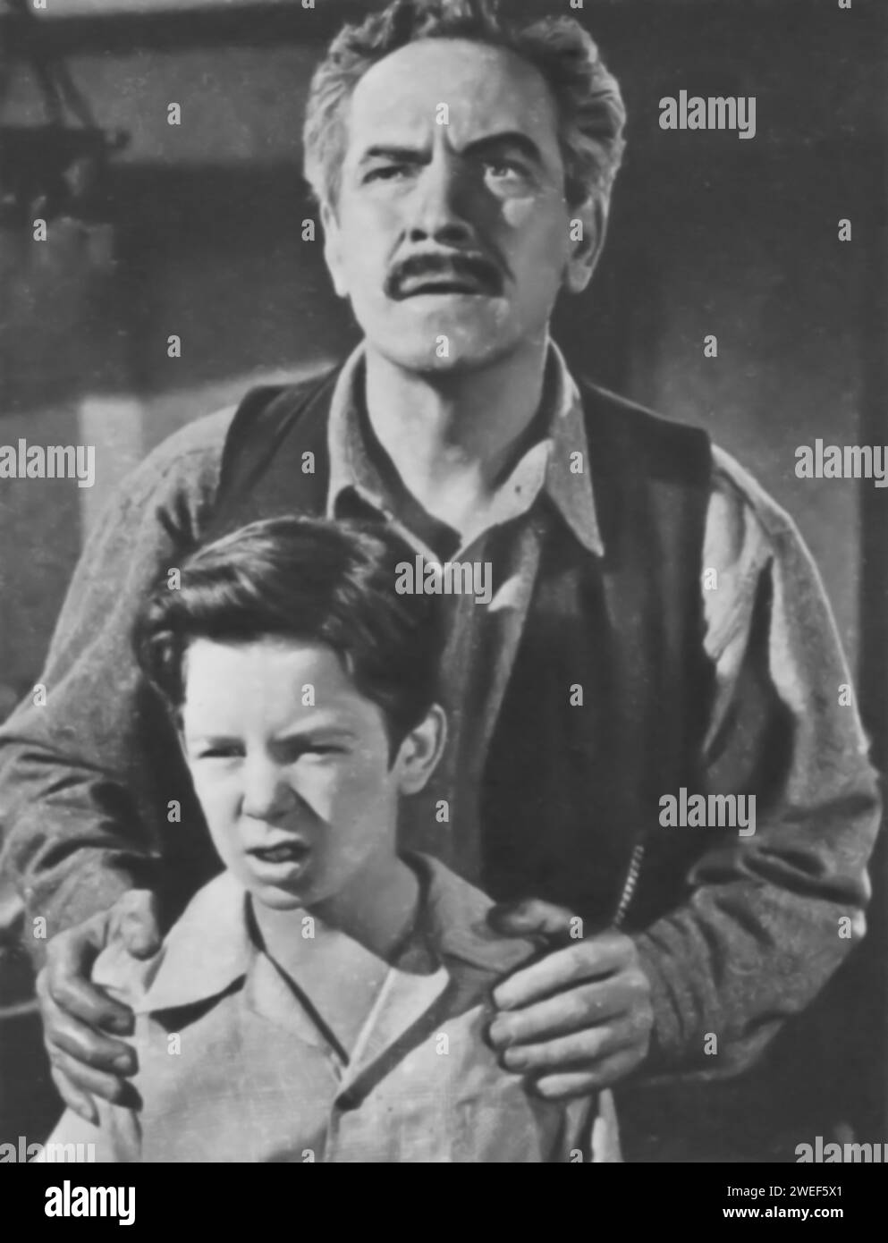 Fredric March and Bobby Hyatt star in 'It's a Big Country' (1951), an ...