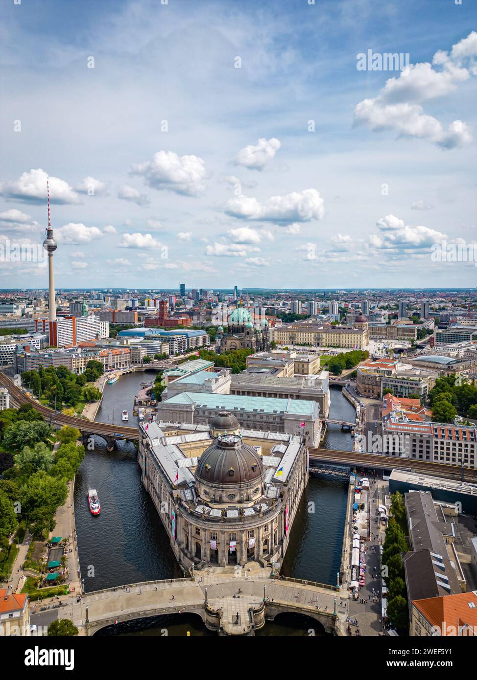 Aerial view of Museum Island, Berlin Stock Photo - Alamy