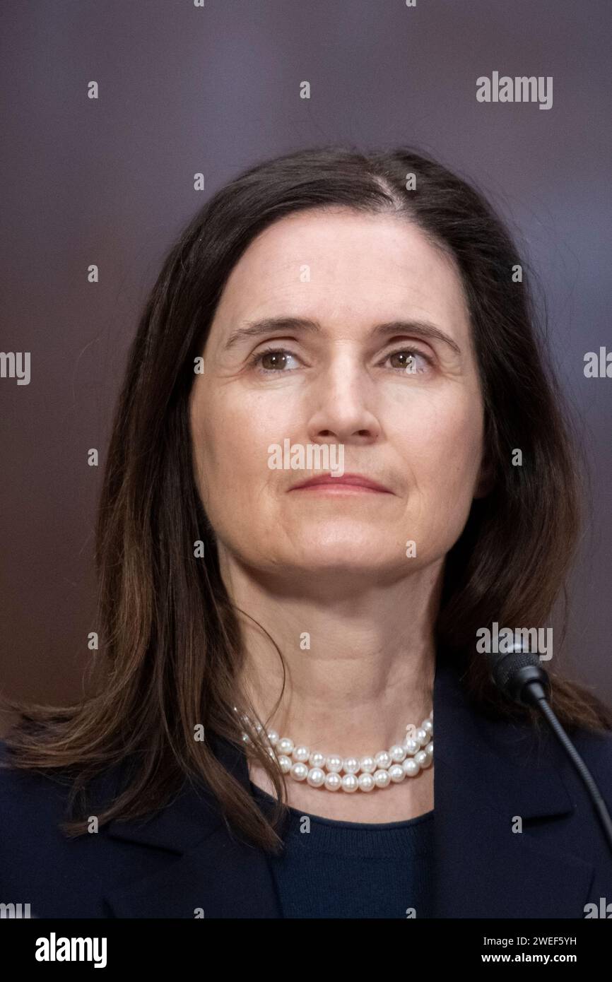 Washington, United States Of America. 24th Jan, 2024. Ann Marie McIff ...