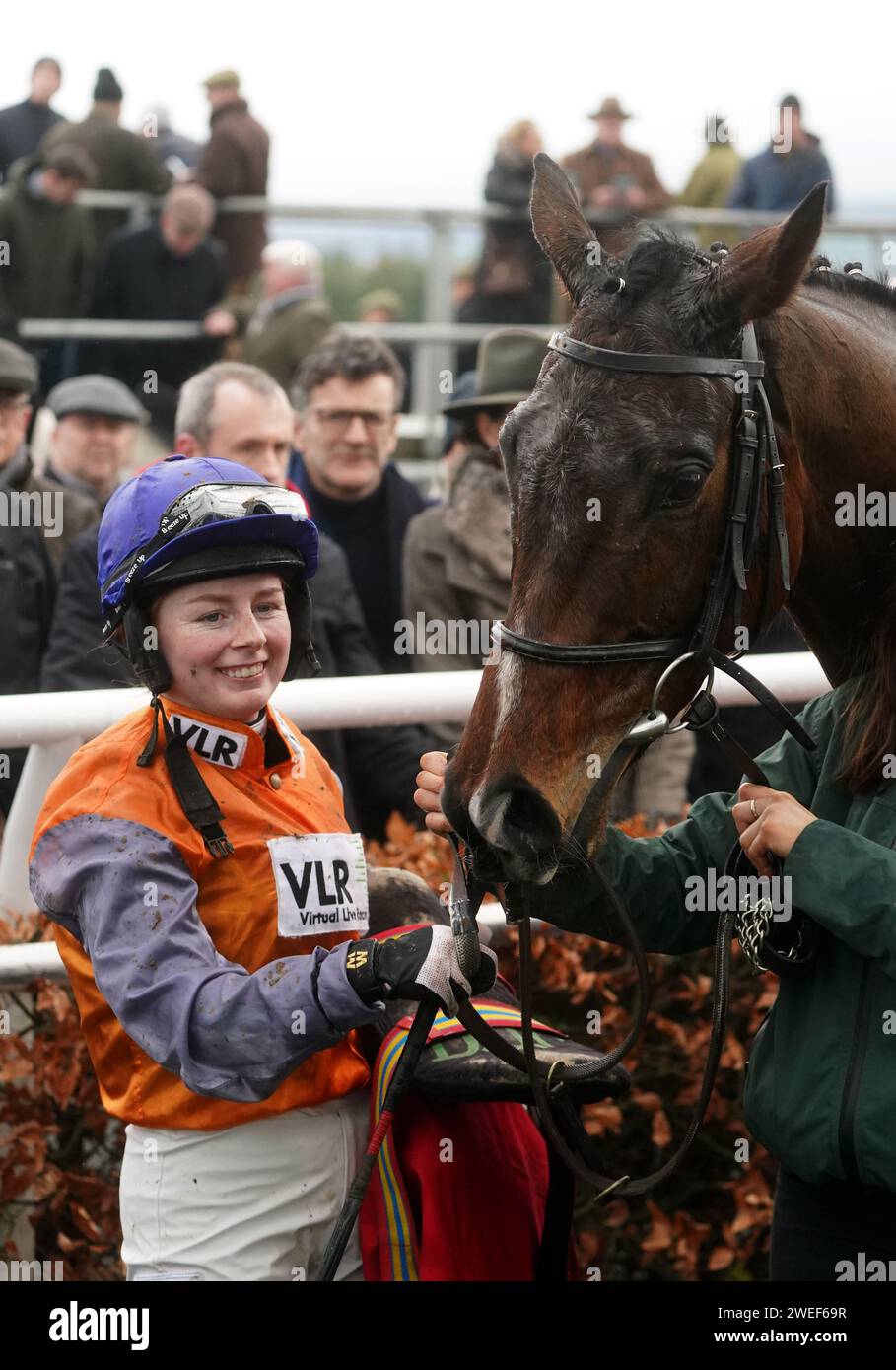 Jockey Jody Townend with Captain Cody after winning the Connolly's RED ...
