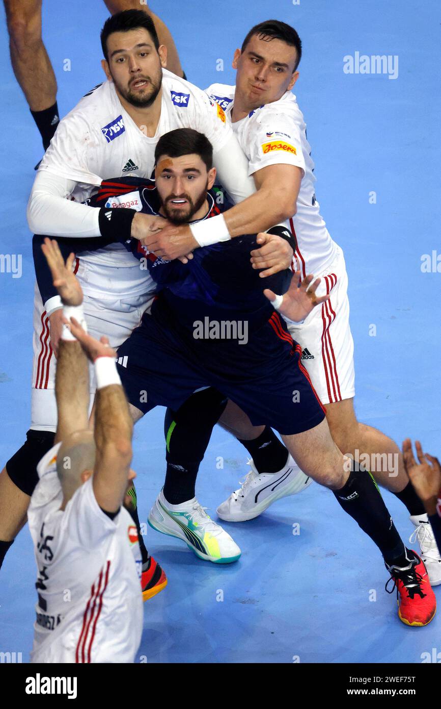 Handball, EHF-Europameisterschaft der Männer Hauptrunde Frankreich (FRA ...
