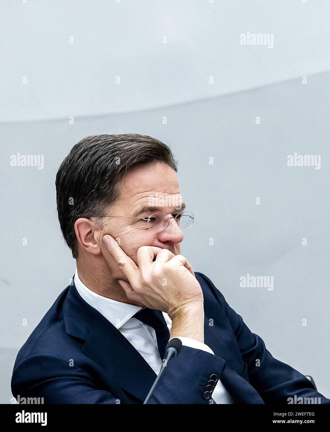THE HAGUE - Prime Minister Mark Rutte during a debate in the House of ...