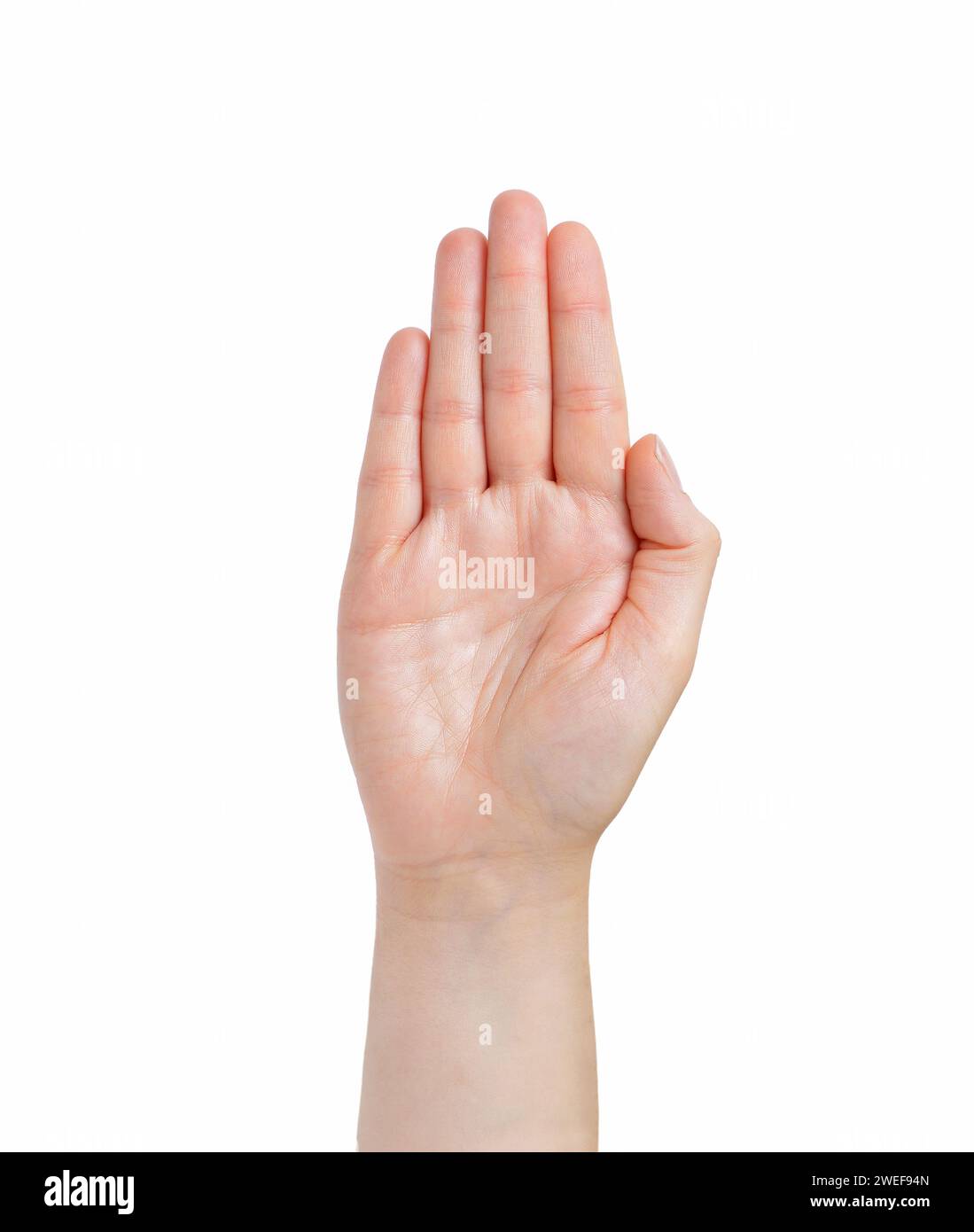 Woman hand refusal refuse reject hi-res stock photography and images ...