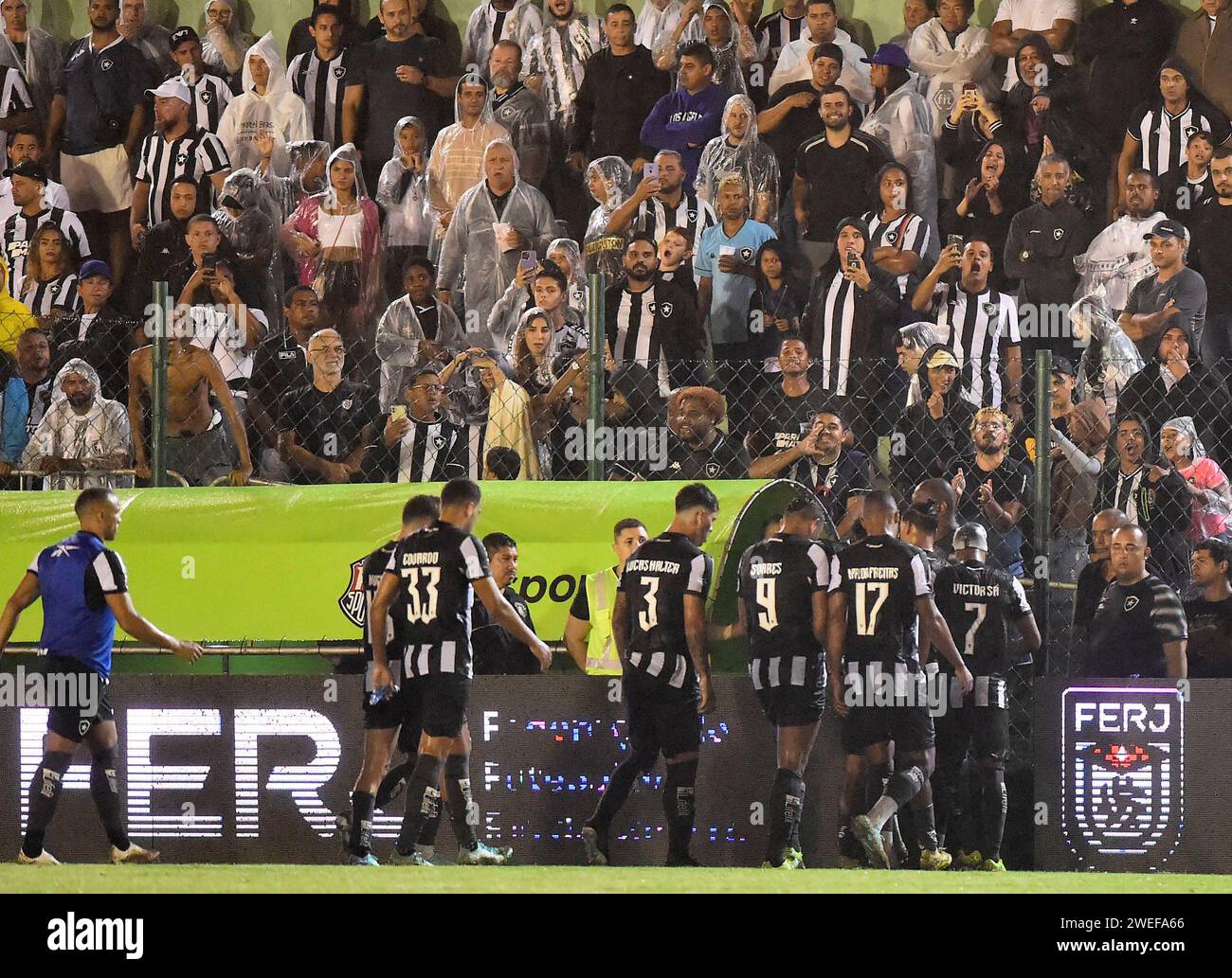 Rio de Janeiro-Brazil January 24, 2024 Botafogo x Boavista valid for ...