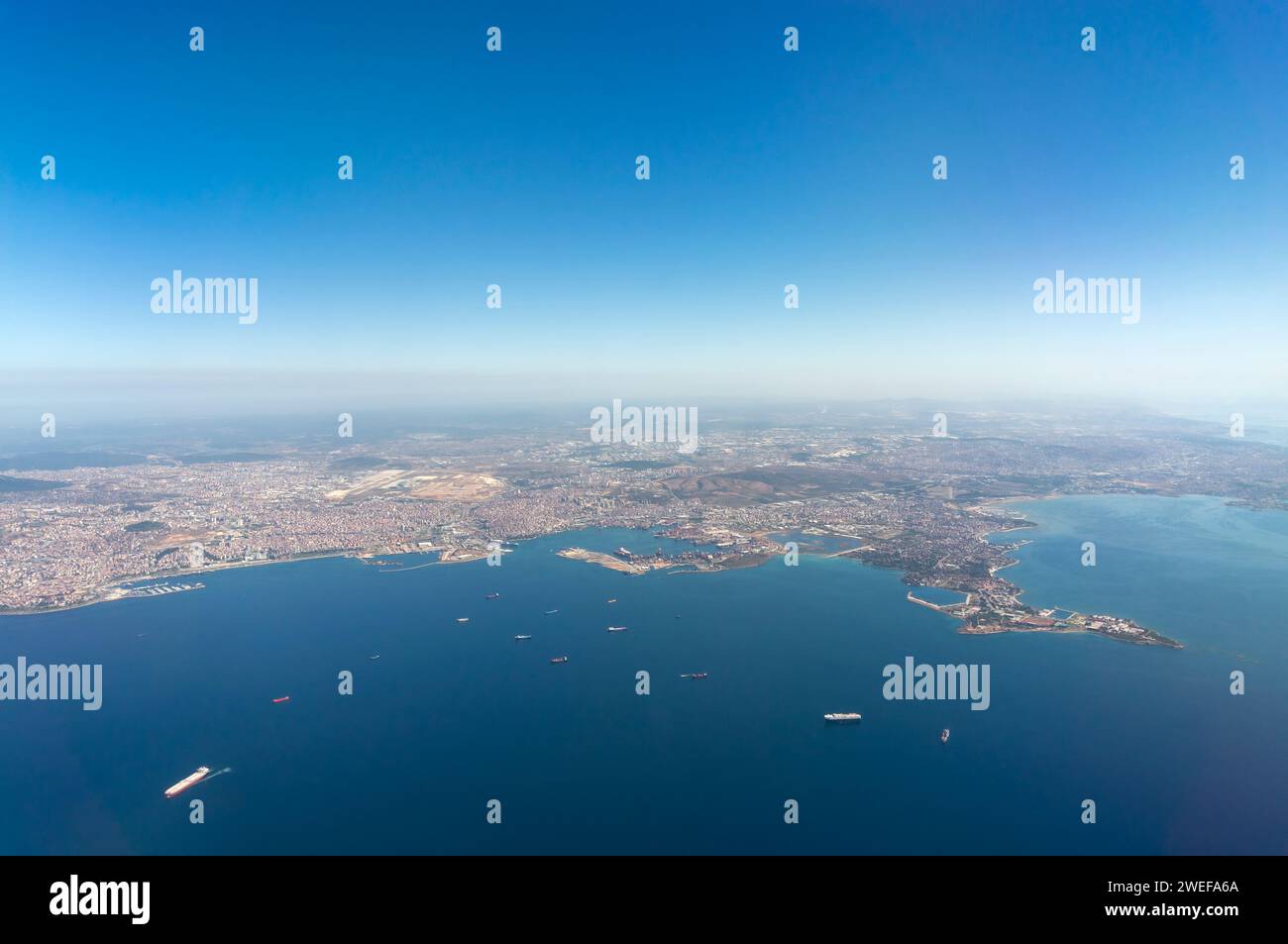 Aerial Photo Of Pendik, Guzelyali And Tuzla Region, Istanbul, Turkey ...