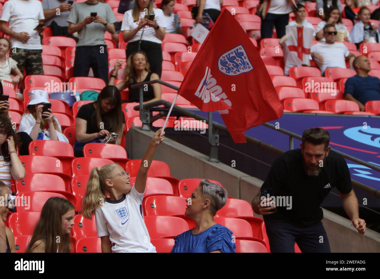 UEFA Women's Euro Final 2022 England v Germany at Wembley Stadium ...
