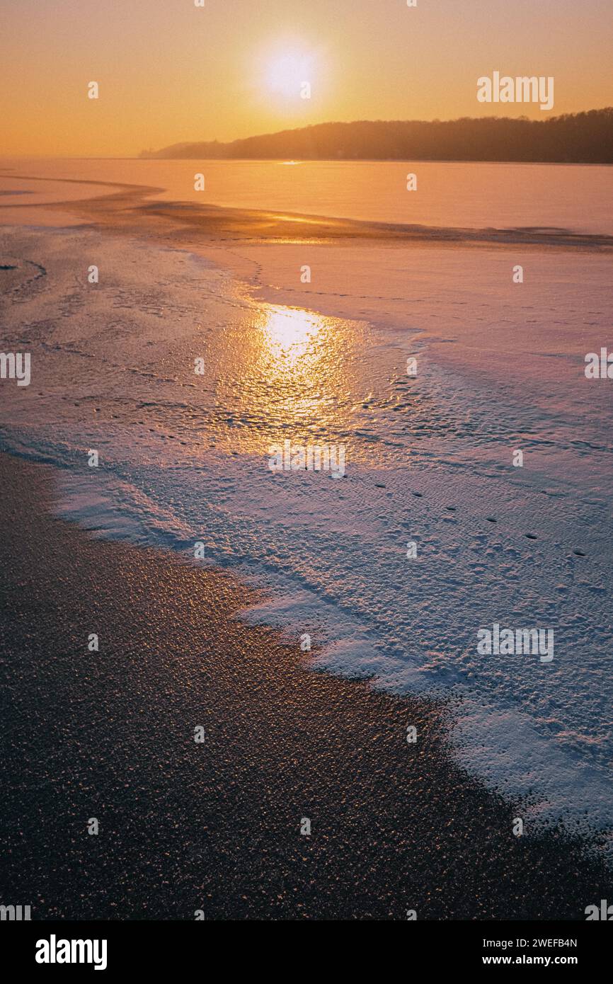 Vertical shot lake during hi-res stock photography and images - Alamy