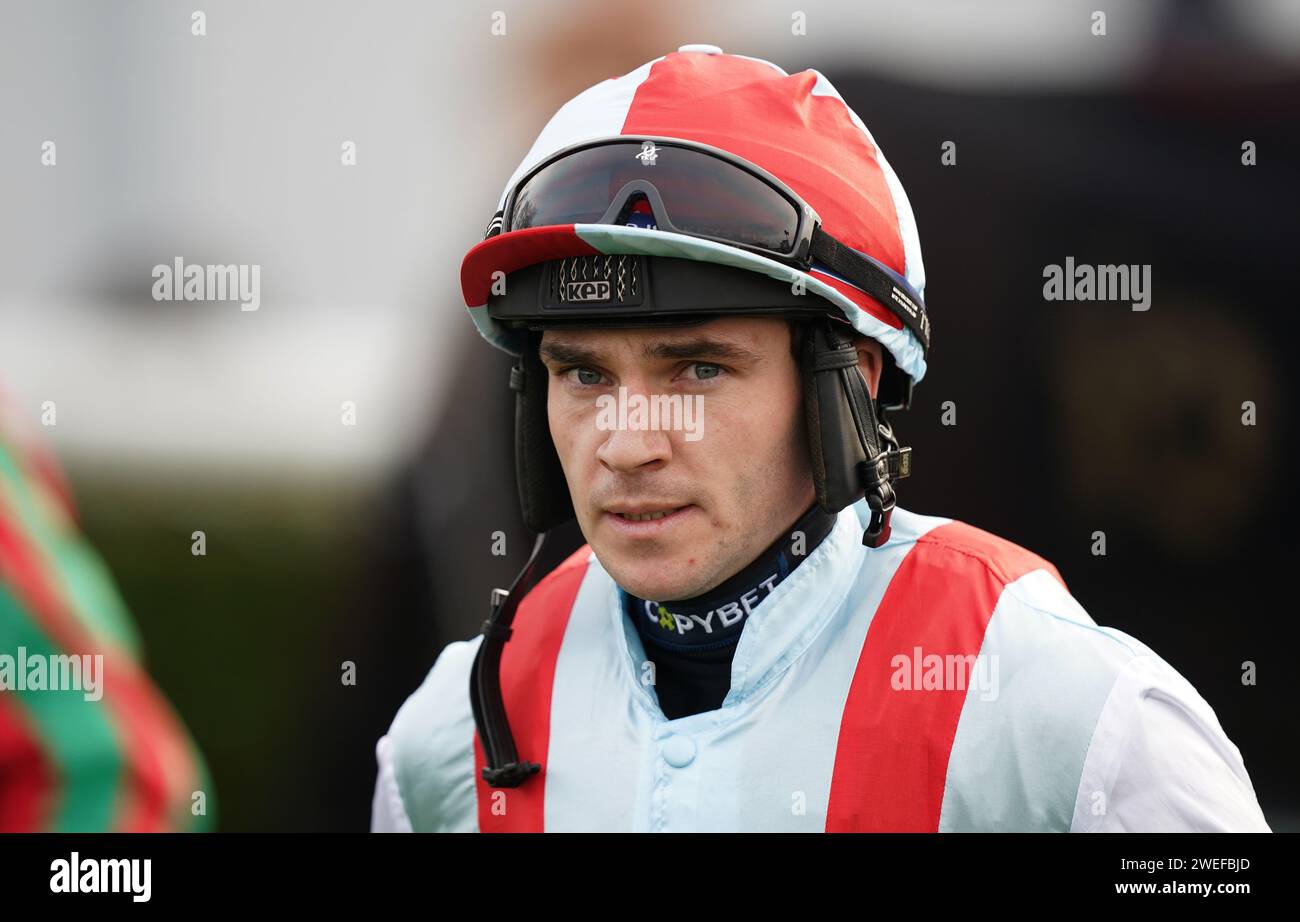 Jockey Jonathan Burke at Huntingdon Racecourse, Cambridgeshire. Picture ...