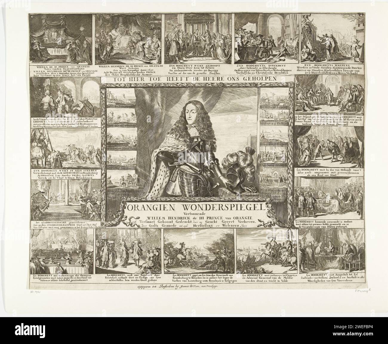 Life and deeds of Willem III, 1675, Romeyn de Hooghe, 1675 print Orange ...