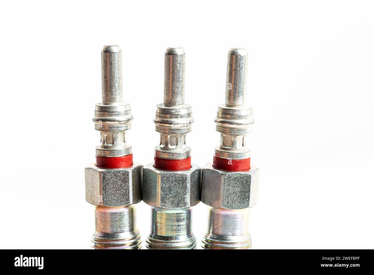 Modern ceramic glow plugs for warming up a diesel engine before ...