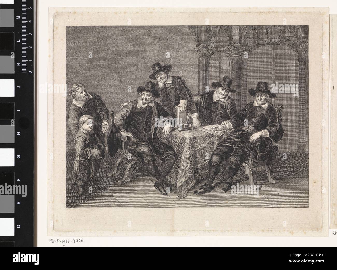 Regents of the Leprozenhuis in Amsterdam, Reinier Vinkeles (I), After ...