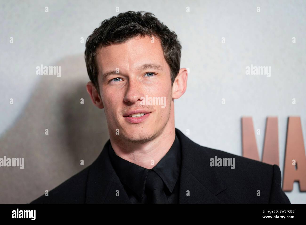 Callum Turner poses for photographers upon arrival at the UK premiere ...