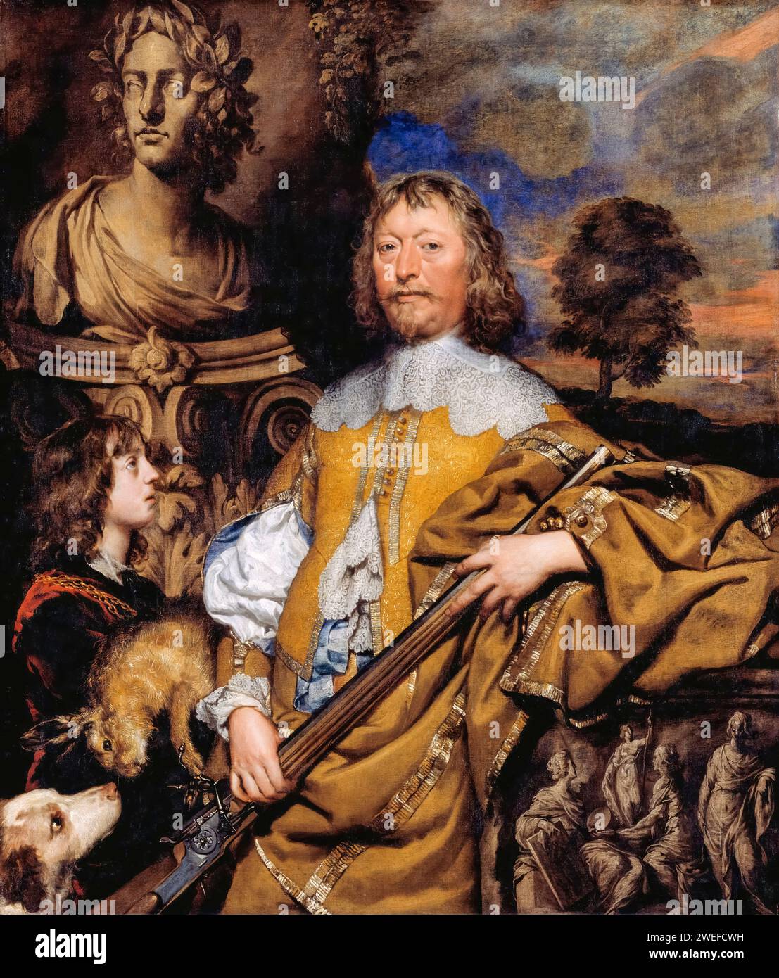 Endymion Porter (1587–1649), English diplomat and royalist, portrait ...