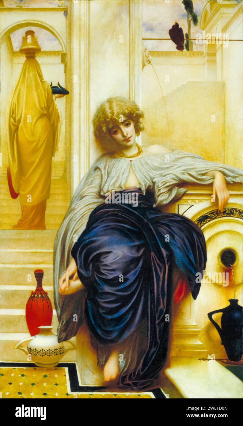 Frederic Leighton, Lieder ohne Worte (Songs without words), painting in ...