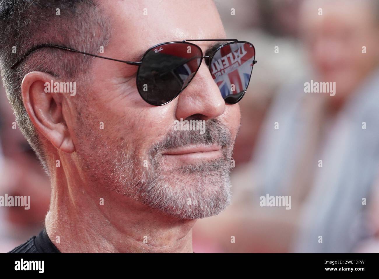 Simon Cowell arrives for Britain's Got Talent auditions at the London ...