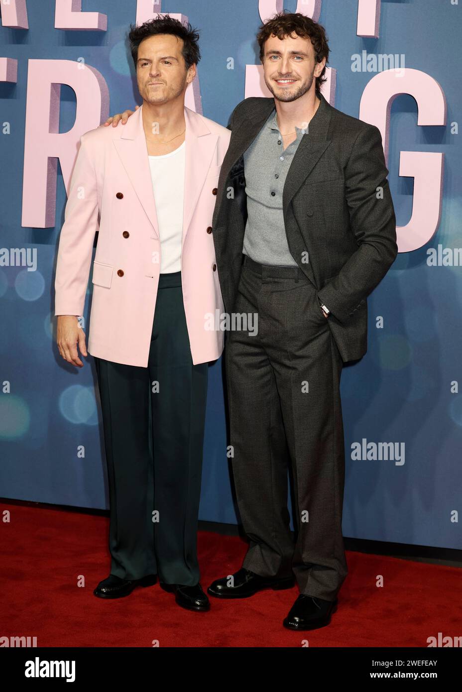 Andrew Scott and Paul Mescal attends the "All Of Us Strangers" Gala ...