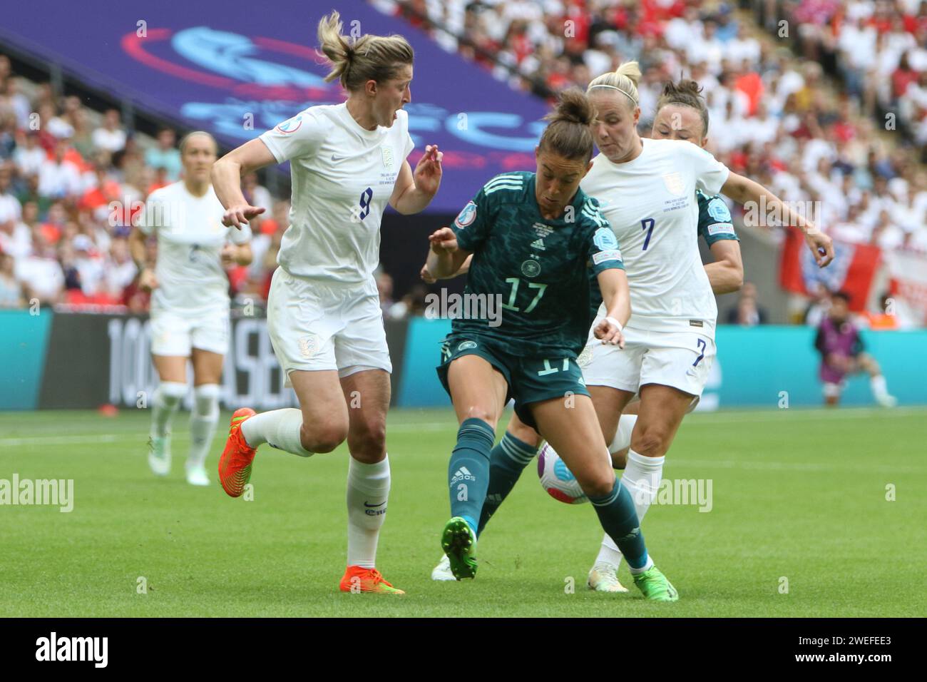 UEFA Women's Euro Final 2022 England v Germany at Wembley Stadium ...