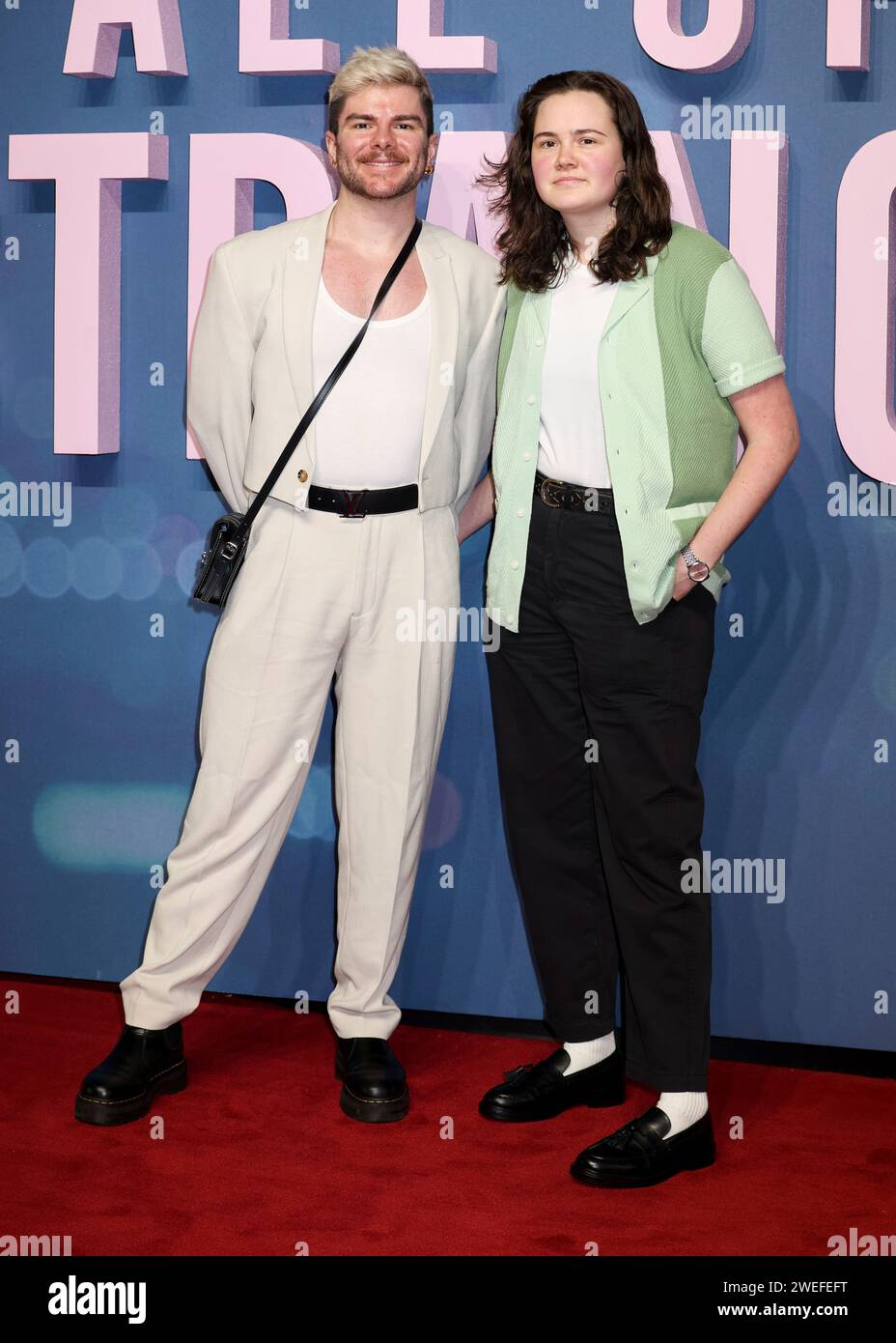 Chris Hall and Elizabeth Hall attend the "All Of Us Strangers" Gala ...