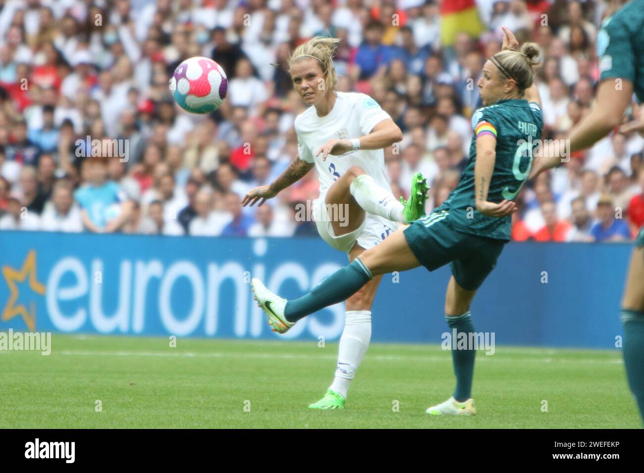 Rachel Daly and Svenja Huth UEFA Women's Euro Final 2022 England v ...