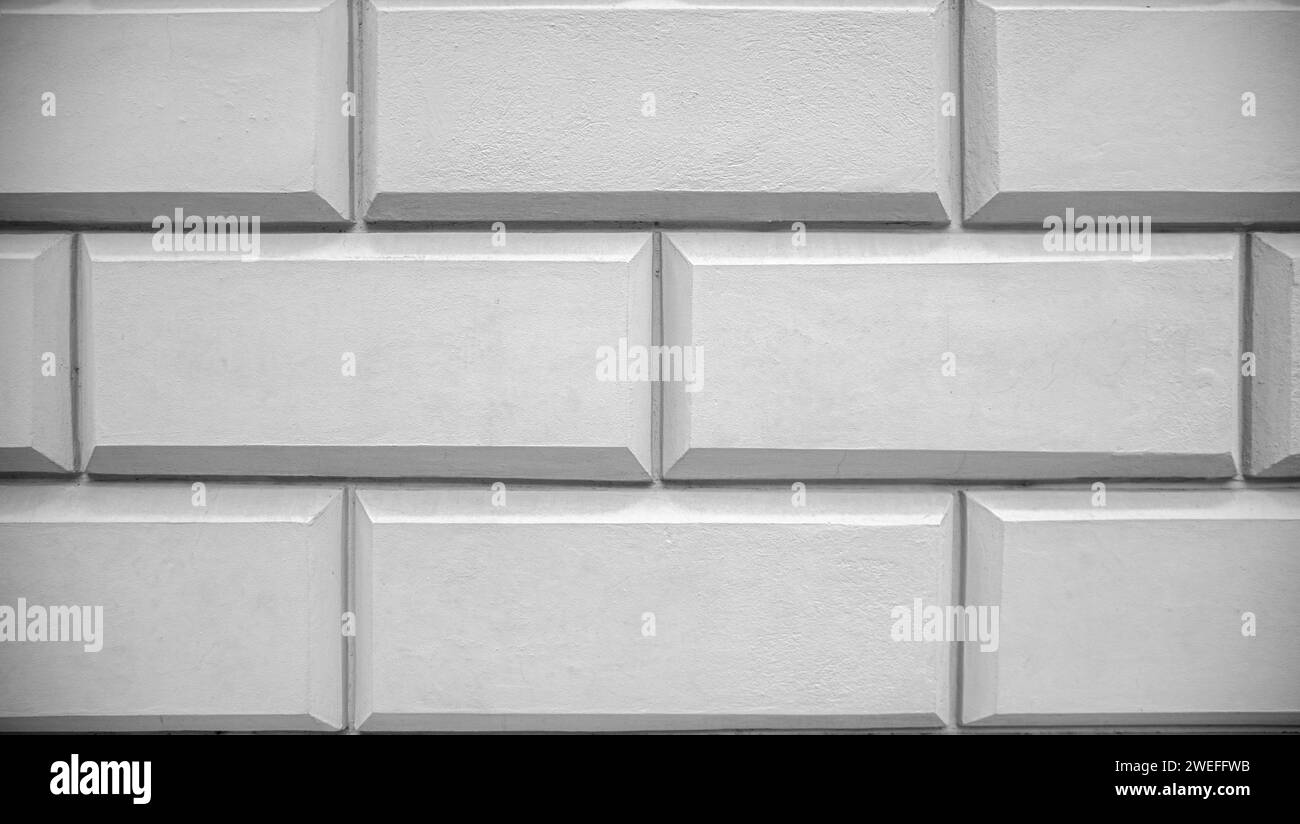 A wall of large white bricks Stock Photo - Alamy