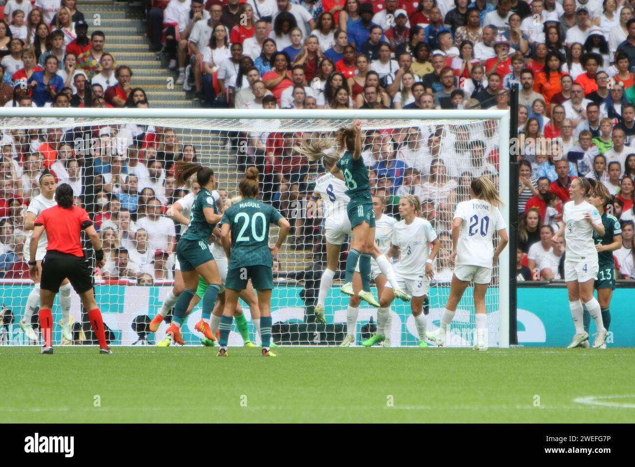 UEFA Women's Euro Final 2022 England v Germany at Wembley Stadium ...