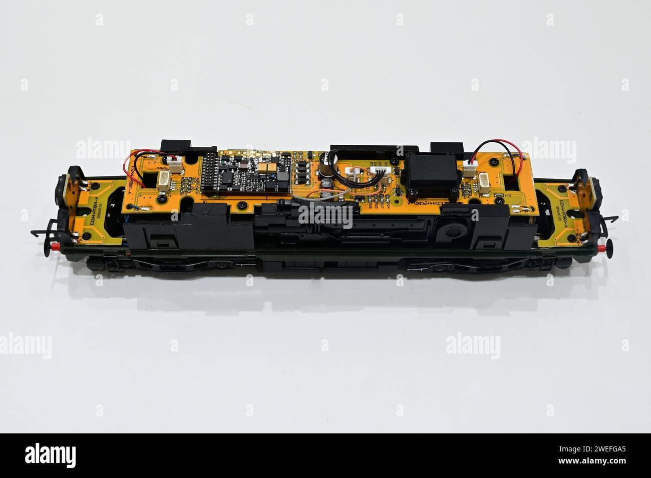 The Chassis of a modern DCC with sound model locomotive Stock Photo - Alamy